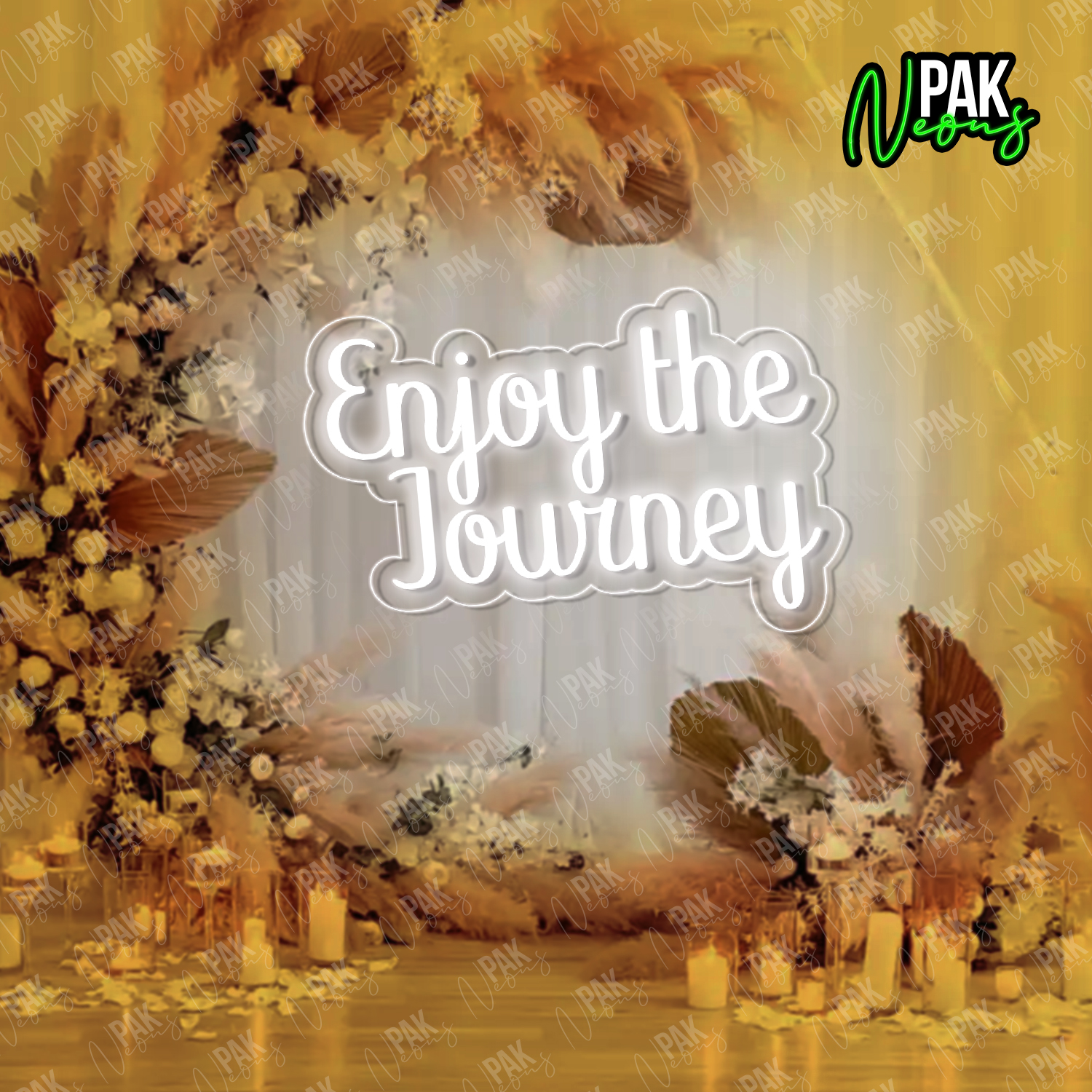 Enjoy the Journey Neon Sign – urglowmate.com