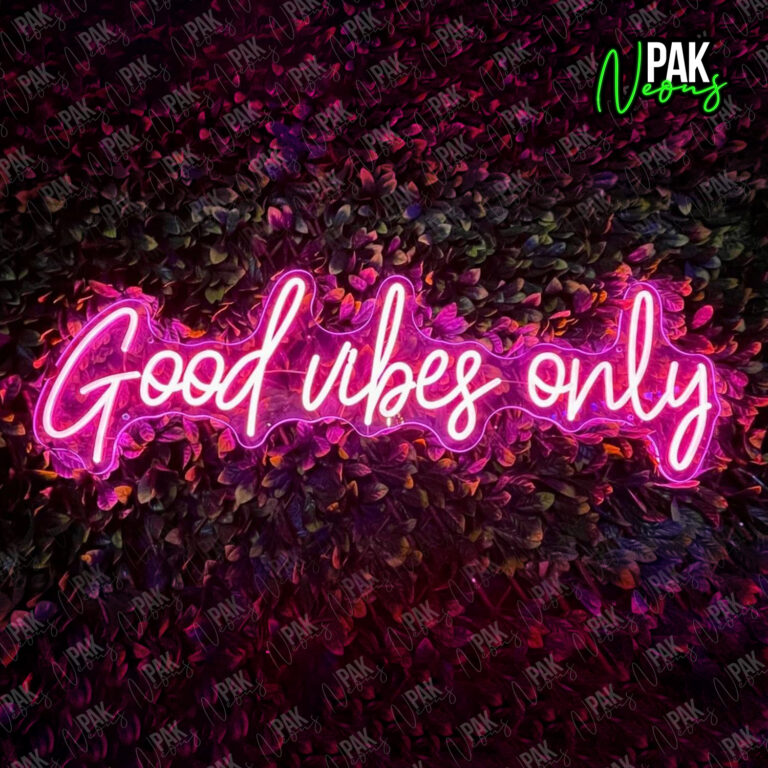 Good Vibes Only Neon Sign – urglowmate.com