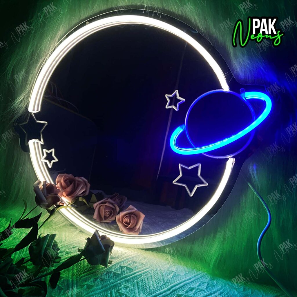 Planet Neon Mirror Sign – urglowmate.com