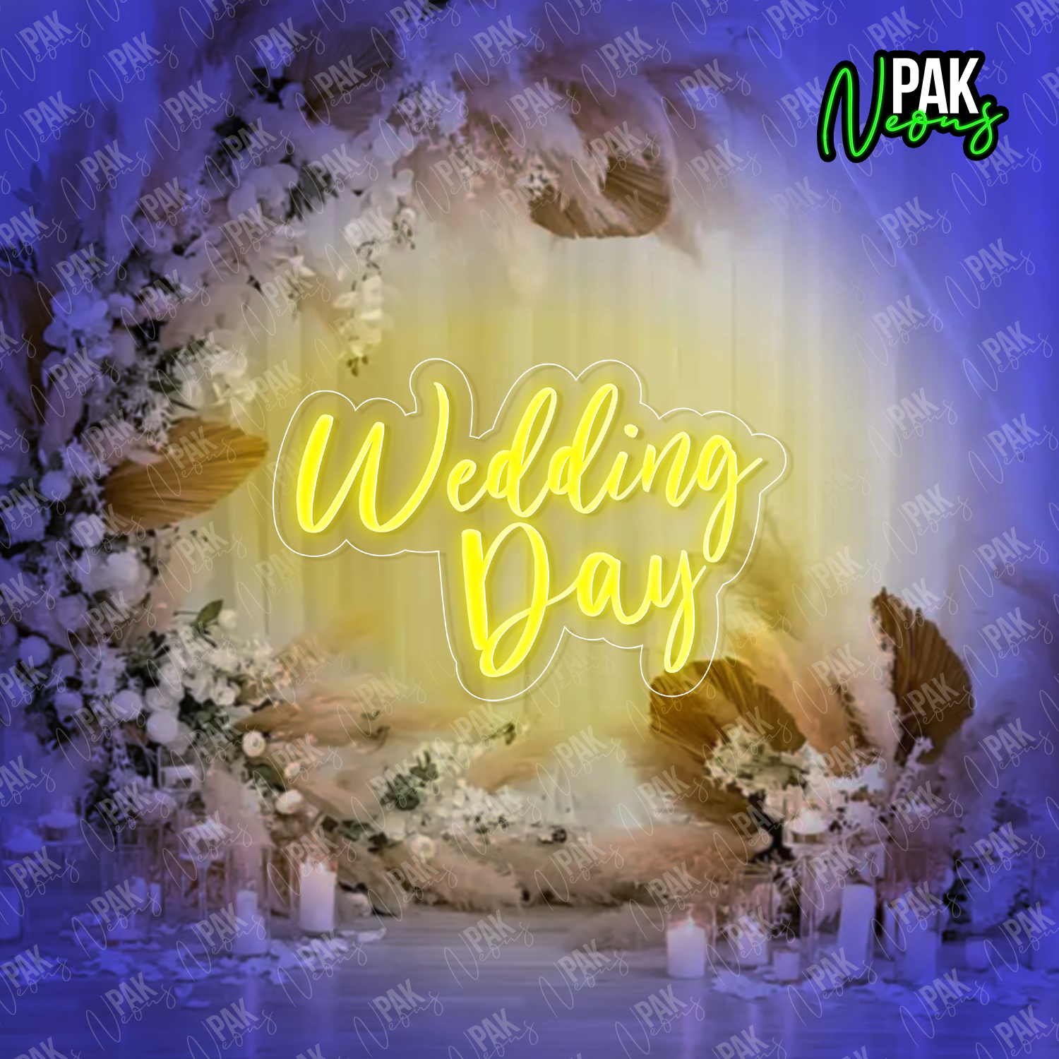 Wedding Day Neon Sign 2